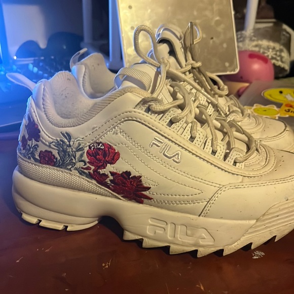 Fila | Shoes | Fila Rose Shoes White Platform | Poshmark